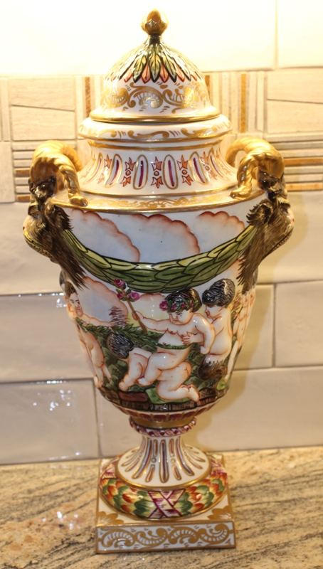 Capodimonte Porcelain Urns Reminiscent Liberace's Taste - Elizabeth ...