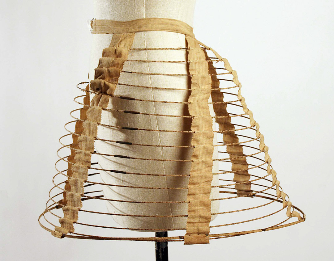 Print Illustrates Hoop Skirt Symbolism - Elizabeth Appraisals